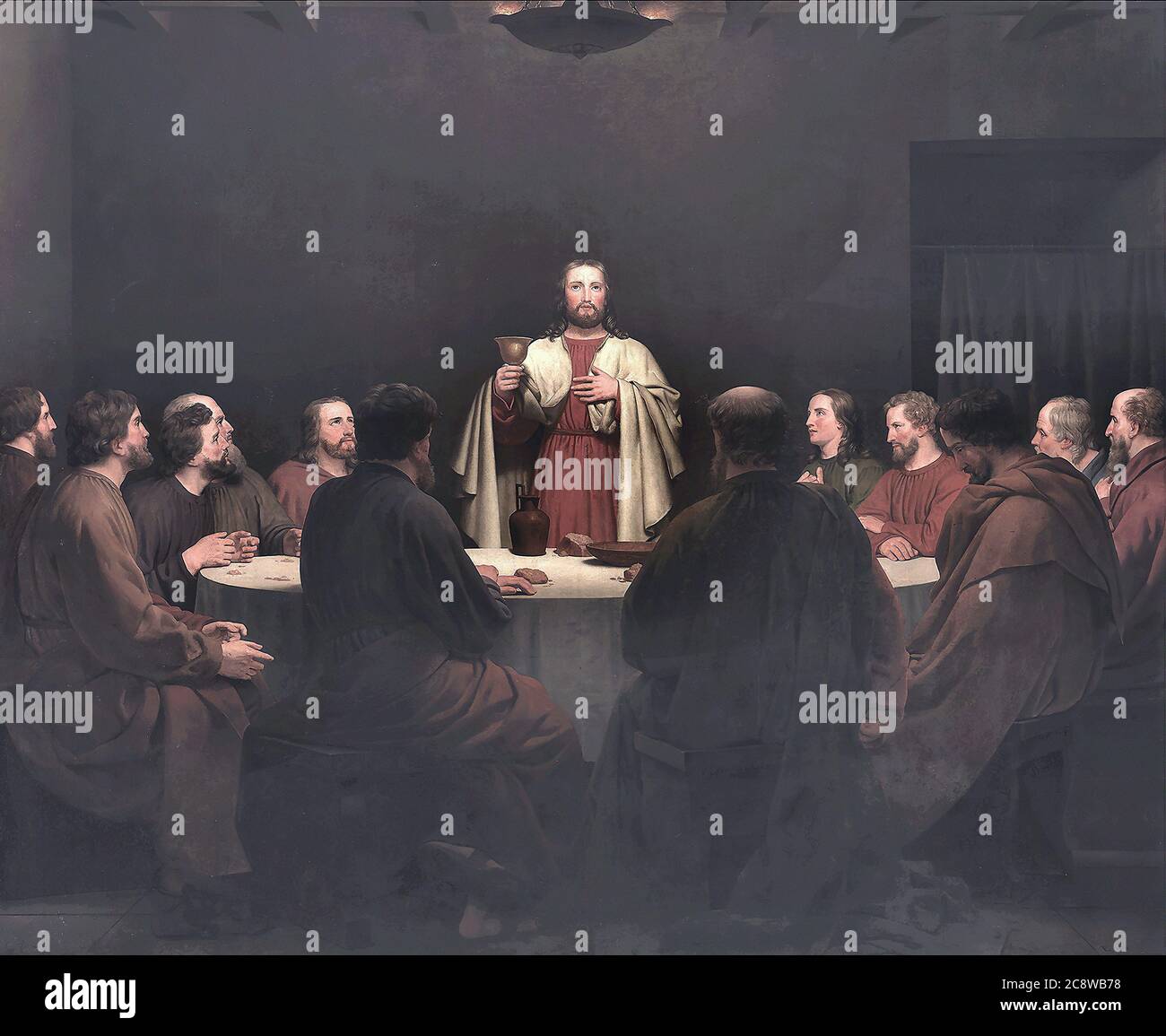 Eckersberg Christoffer Wilhem - Altarpiece - the Last Supper - Danish ...