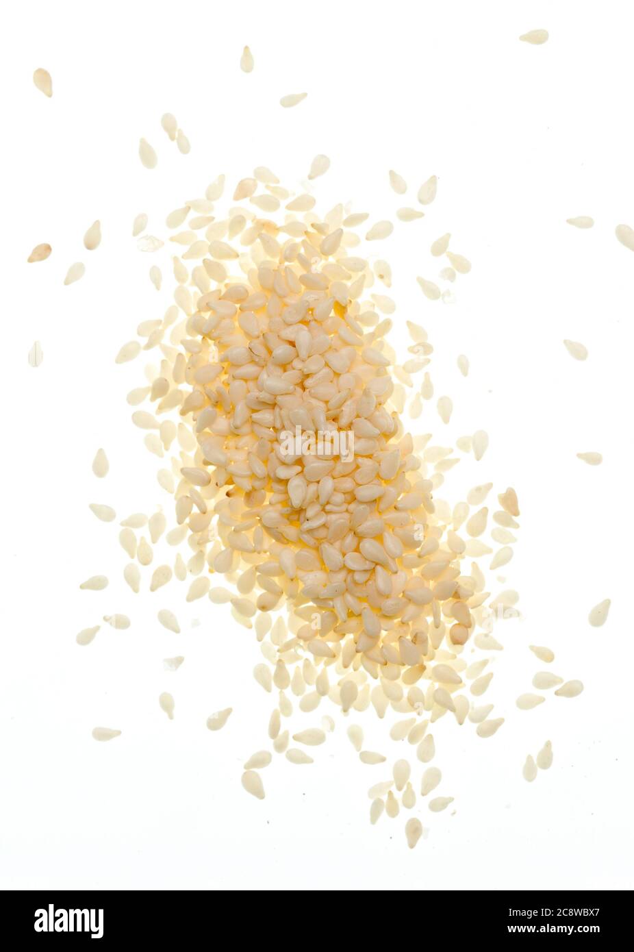 Sesame isolated on white background Stock Photo - Alamy