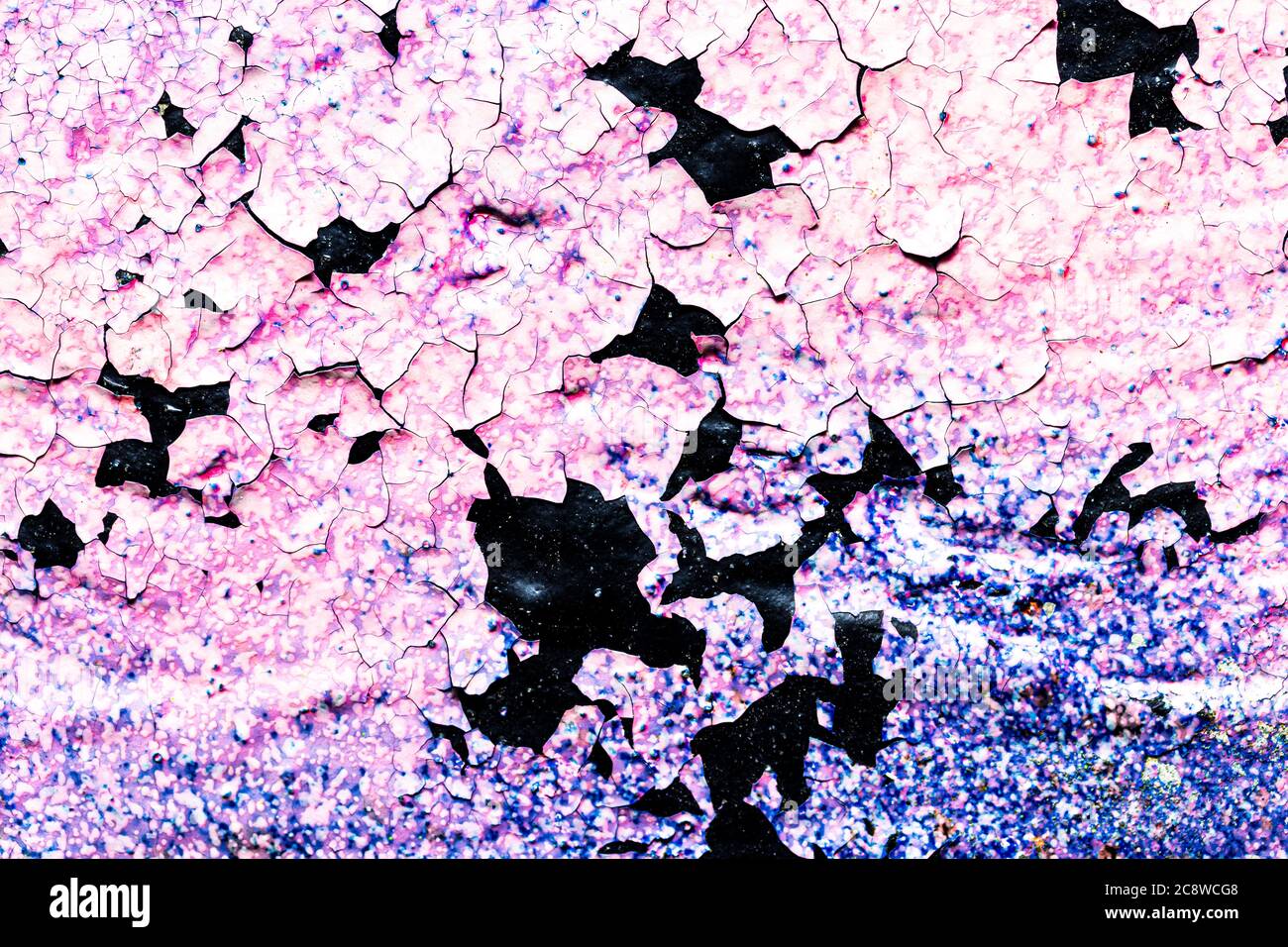 Fragment of colored graffiti painted on a wall. Bright abstract ...