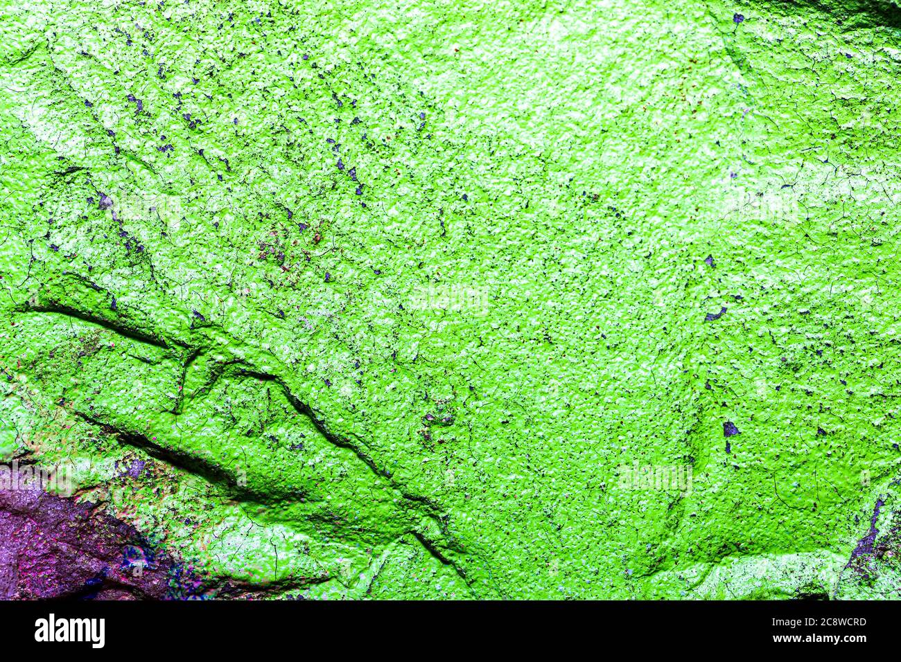 Fragment of colored graffiti painted on a wall. Bright abstract ...