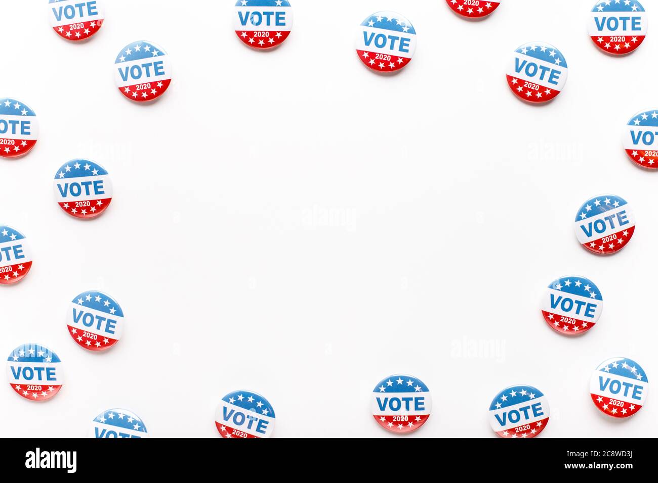 Election pin white background hi-res stock photography and images - Alamy