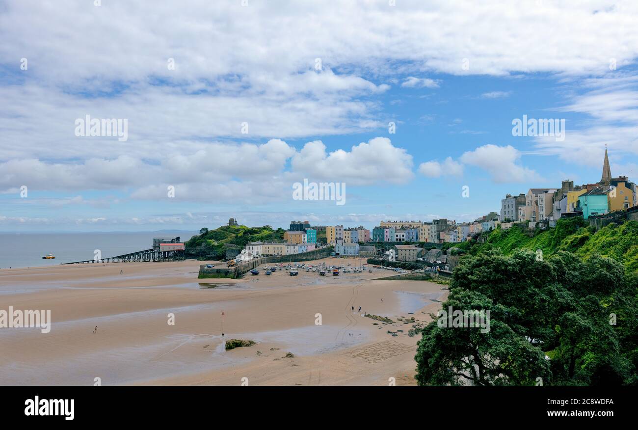Tenby North Beach Stock Photo - Alamy