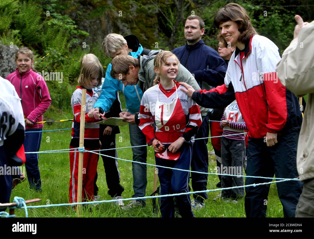 Orienteering. Photo Jeppe Gustafsson Stock Photo - Alamy