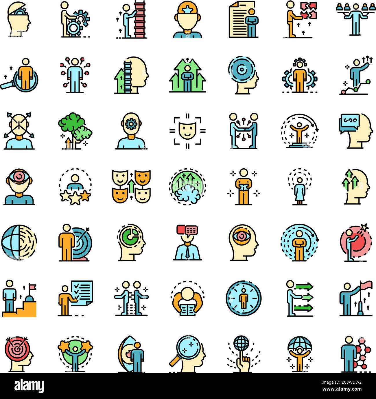 Life skills icons Stock Vector Images - Alamy
