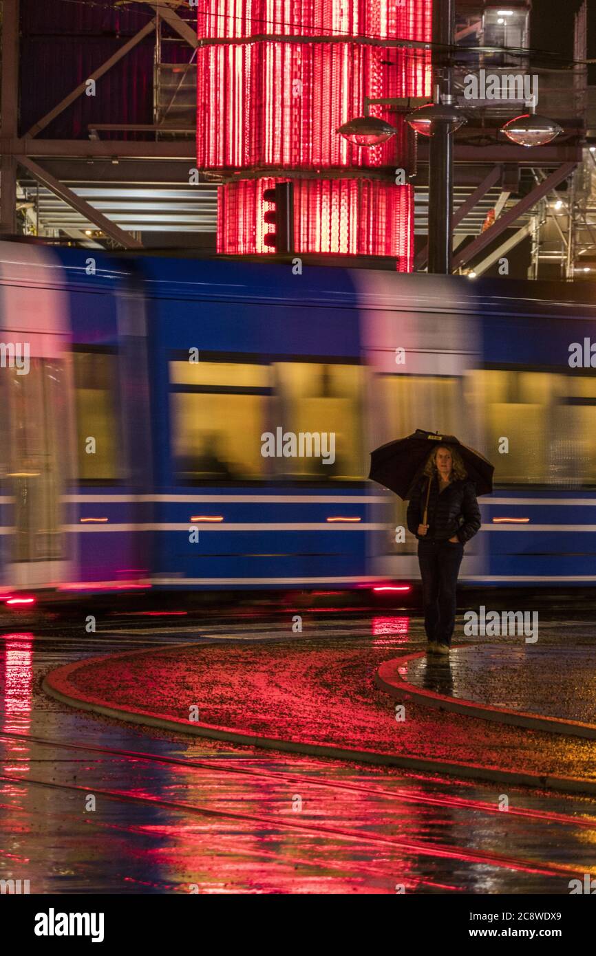 Skyline stockholm rain hi-res stock photography and images - Alamy