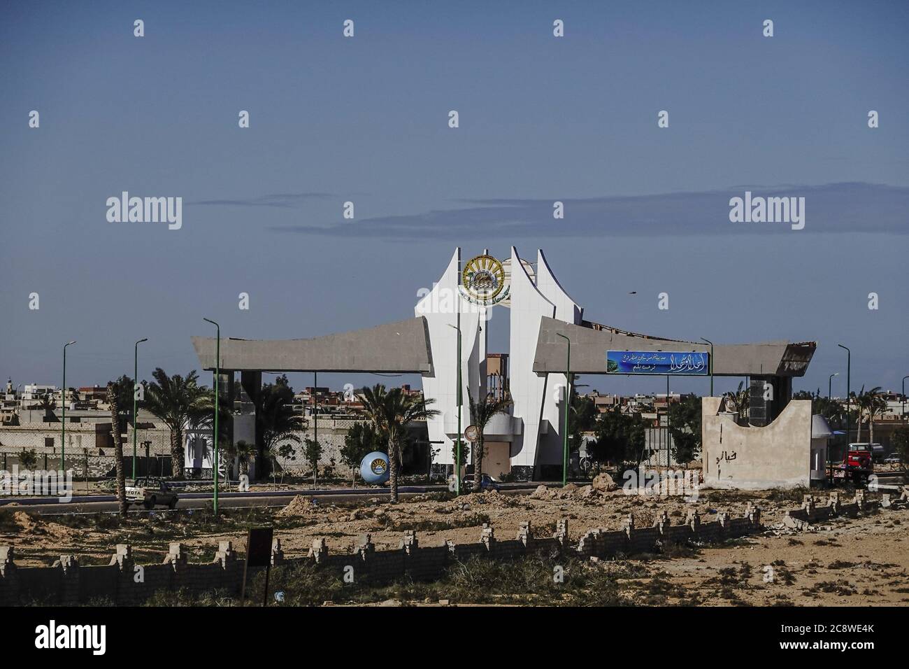 Marsa Matruh, Egypt The entry gates to the city. | usage worldwide ...