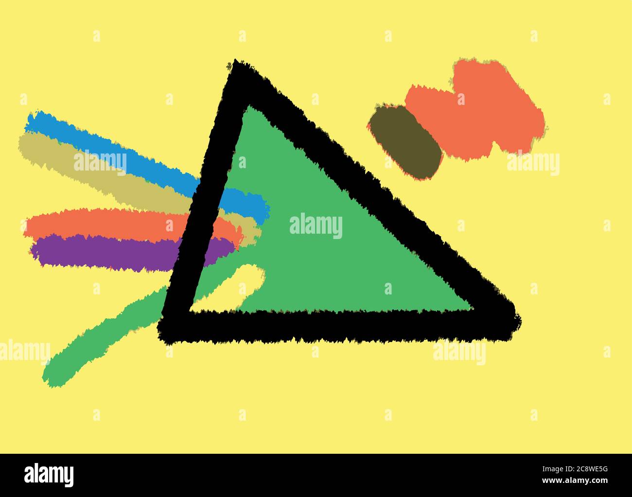 Color refraction Stock Vector Images - Alamy