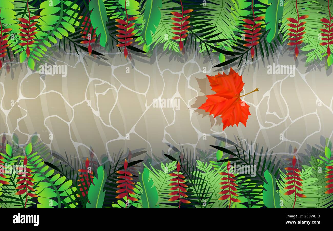 Rill garden Stock Vector Images - Alamy