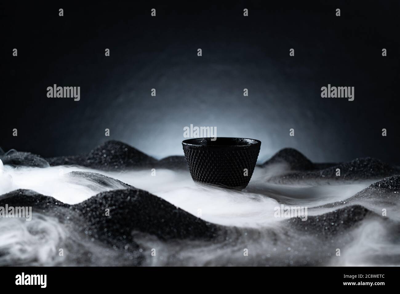 Smoke under the cup Stock Photo - Alamy