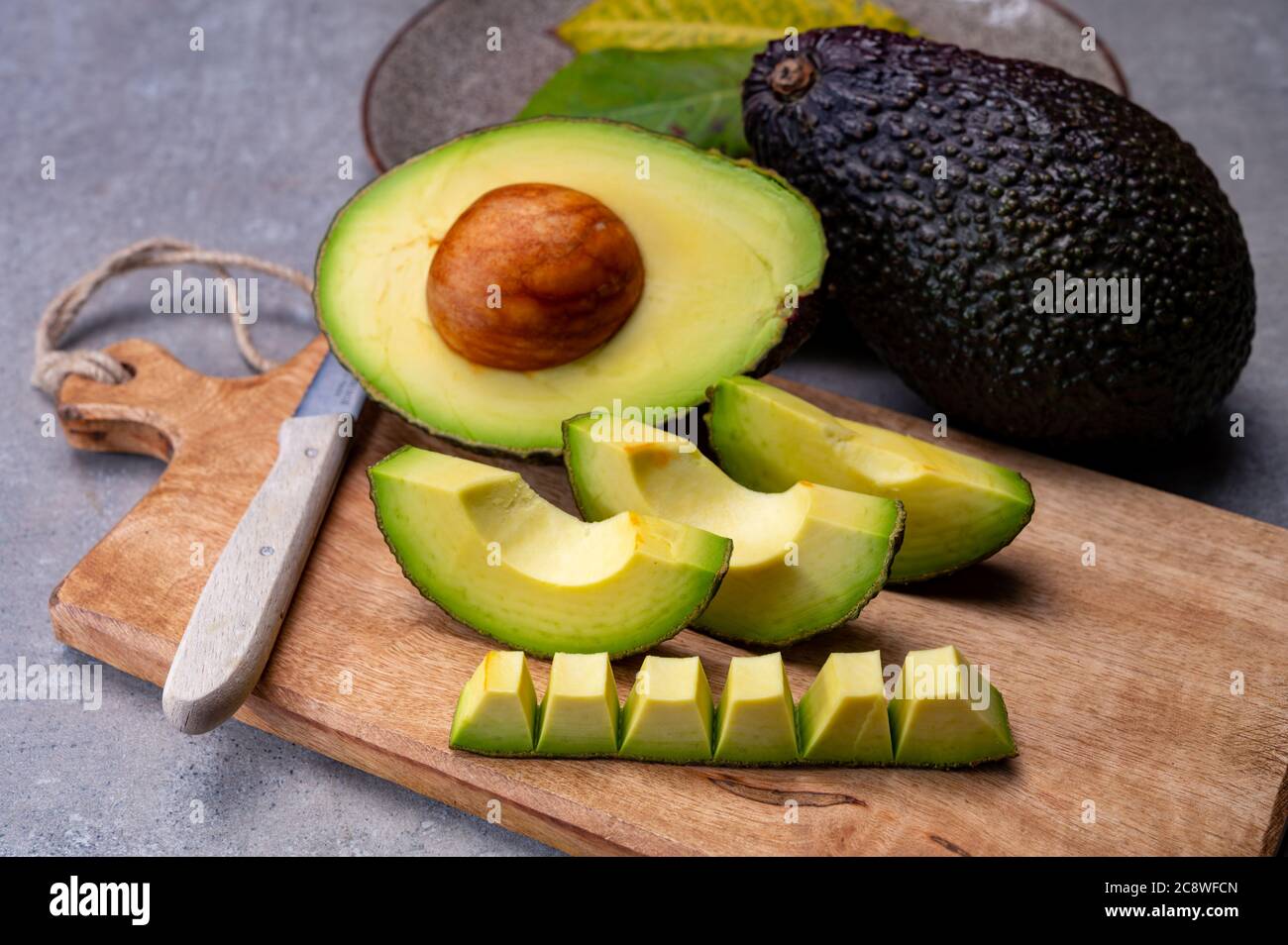 Healthy food, fresh ripe hass avocado fruit from Peru Stock Photo - Alamy