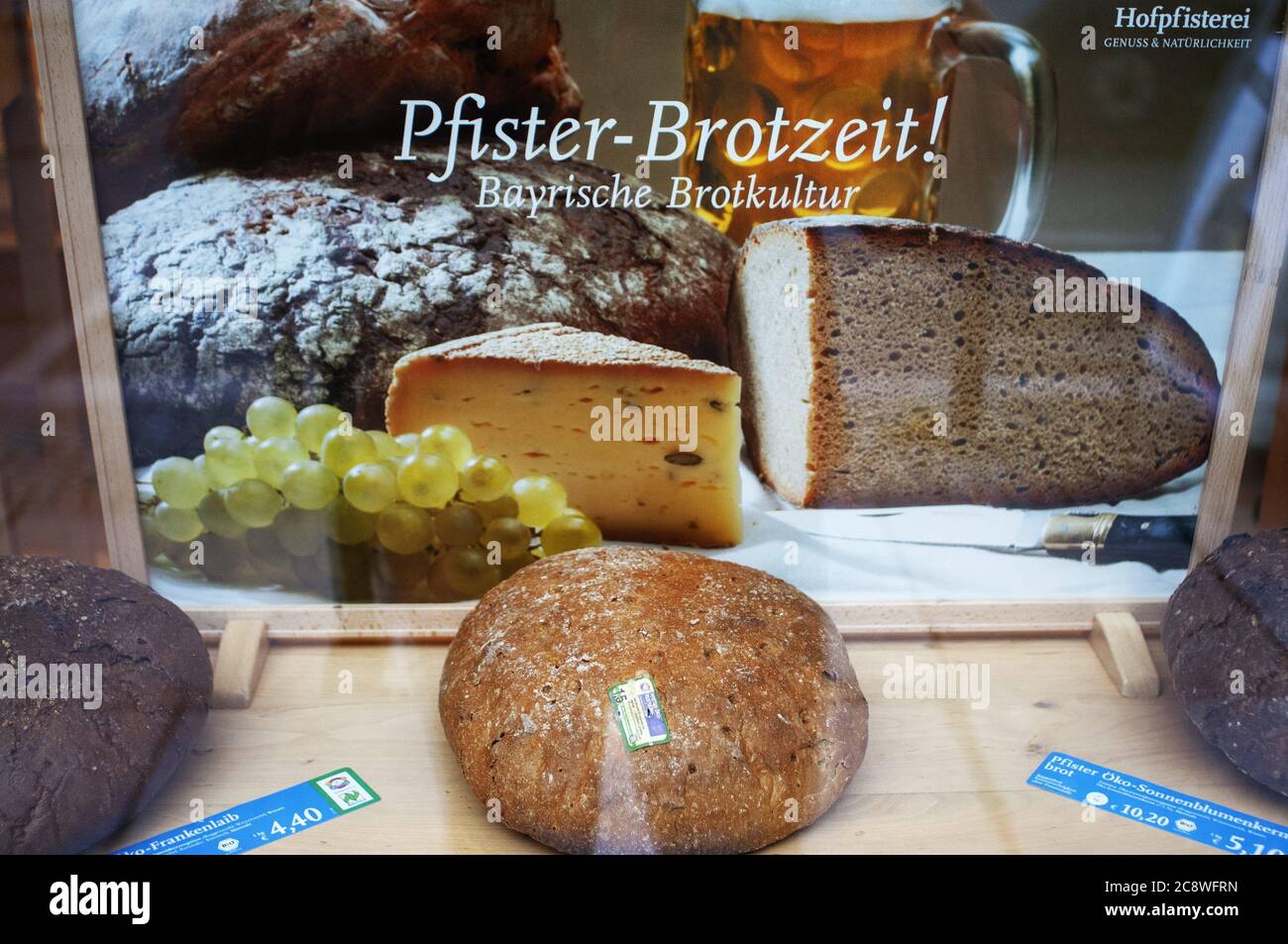 German bread inside a shop in the Kreuzberg district, Berlin, Germany ...
