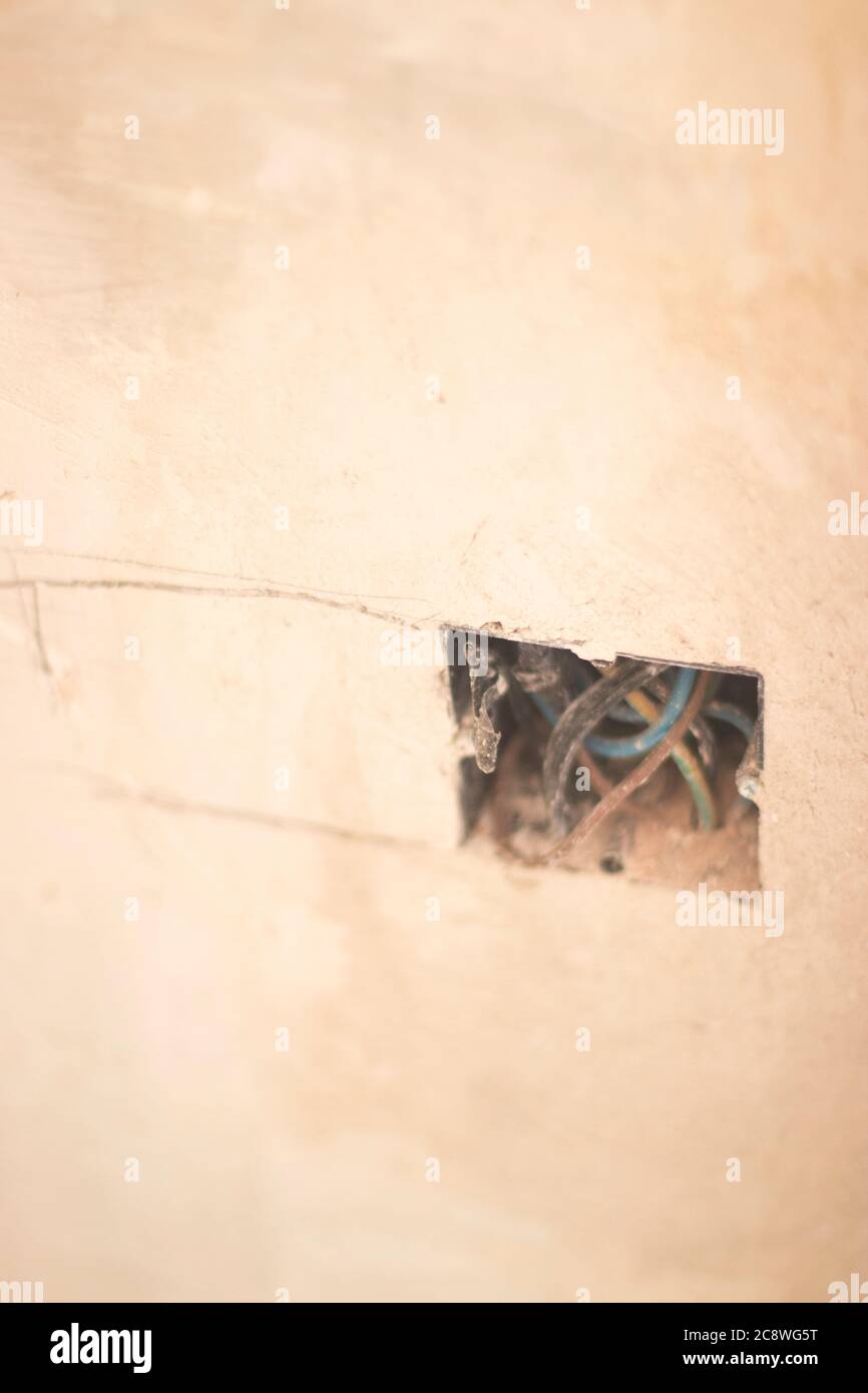 Building renovation works in appartment showing refurbishments works by ...