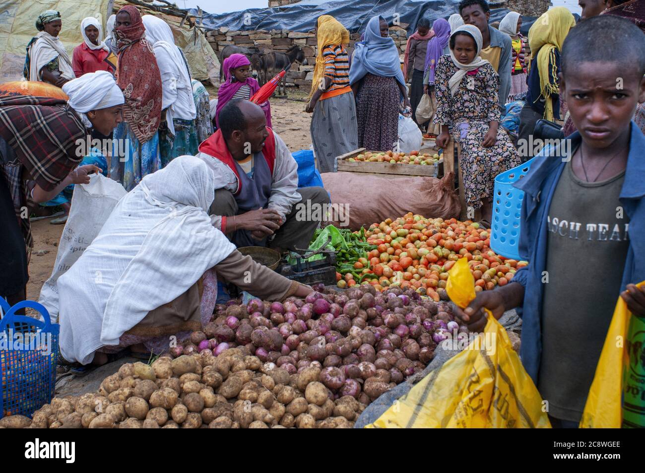 Hawzen town hi-res stock photography and images - Alamy