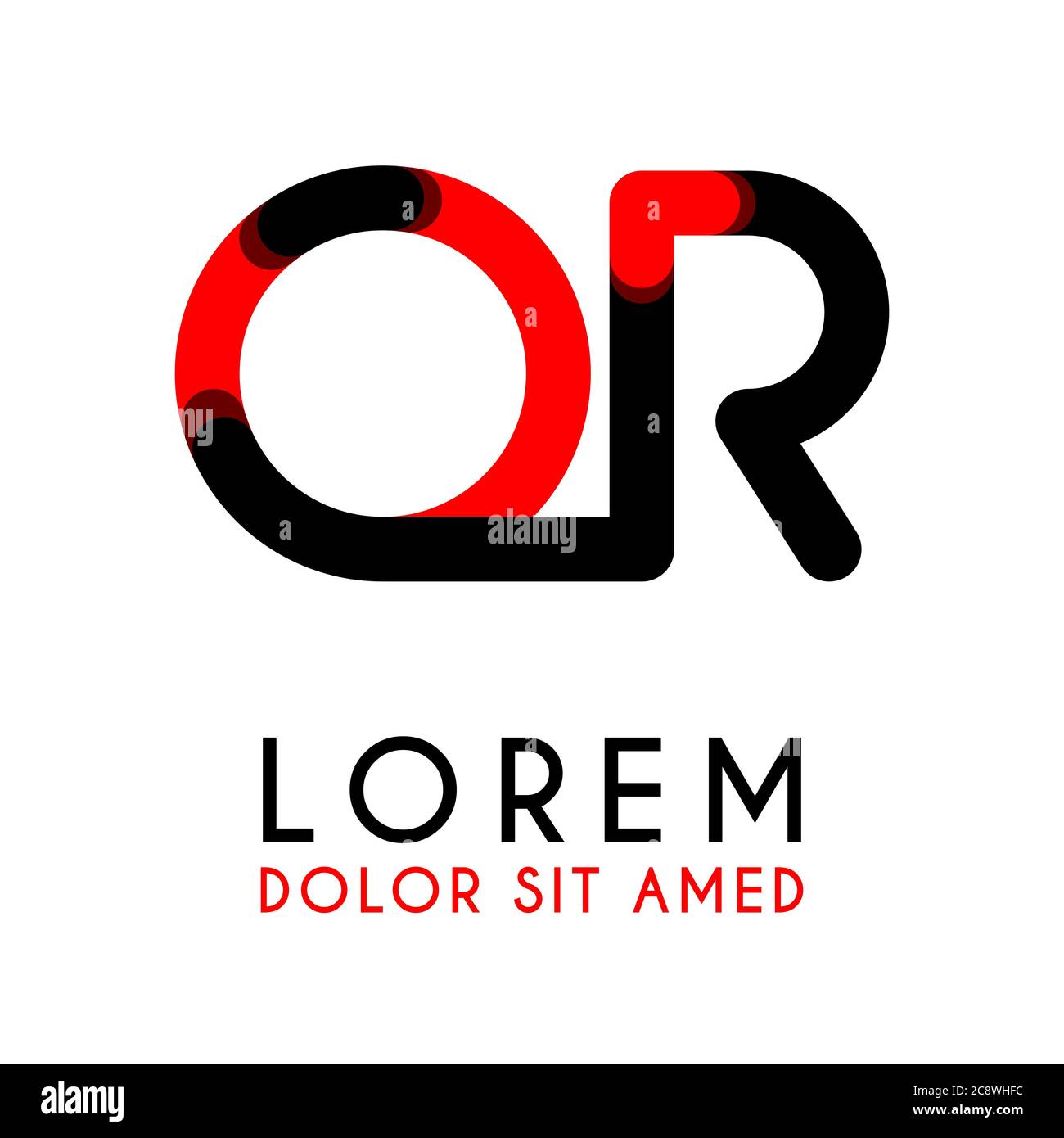 Rounded corners overlap hi-res stock photography and images - Alamy