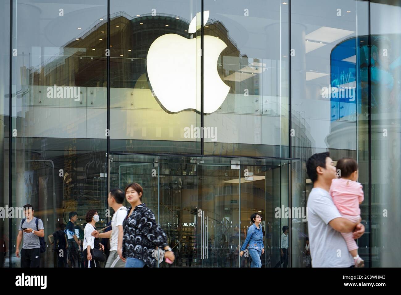 China: Apple flagship store in Beijing. Photo from 18. September 2018 ...