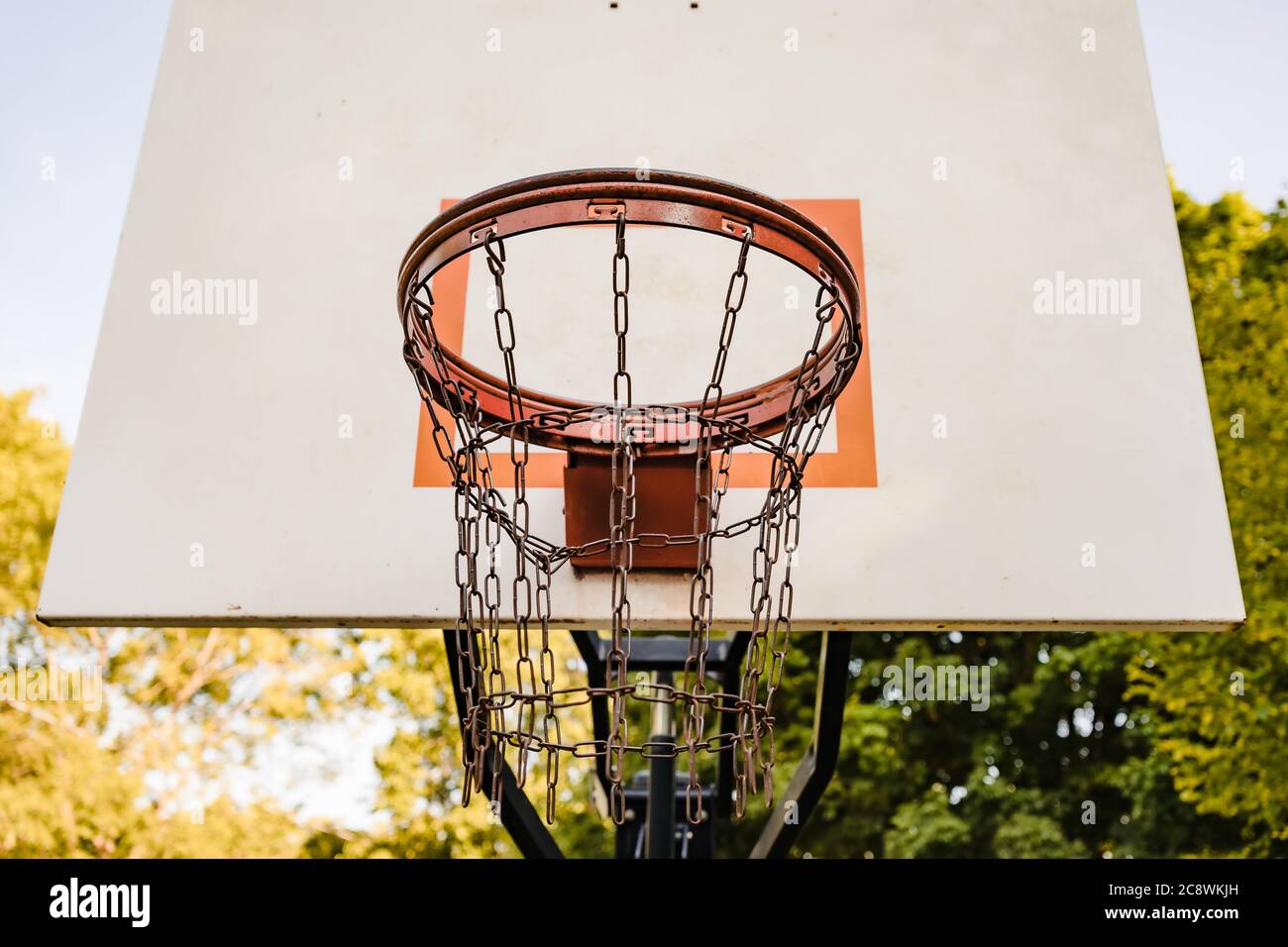 Basketball Court Front View