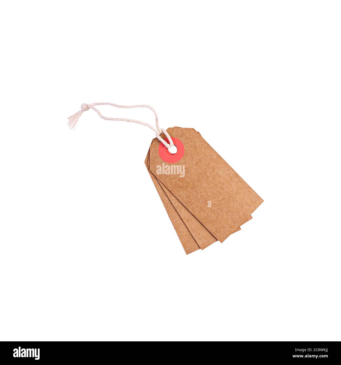 Blank label tag isolated on white background. Price tag. Sale concept ...