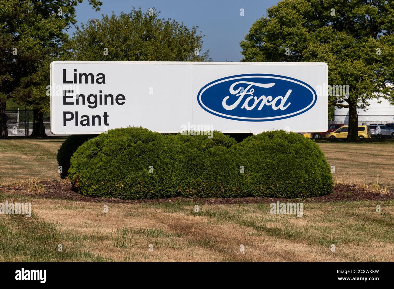 Lima - Circa July 2020: Ford Motor Company Lima Engine Plant. Ford Lima manufactures Duratec ...