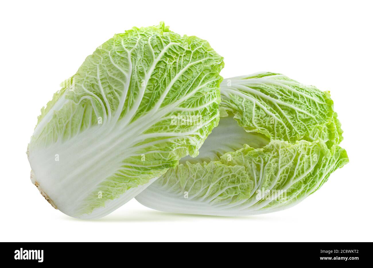 Fresh chinese cabbage isolated on white background Stock Photo - Alamy