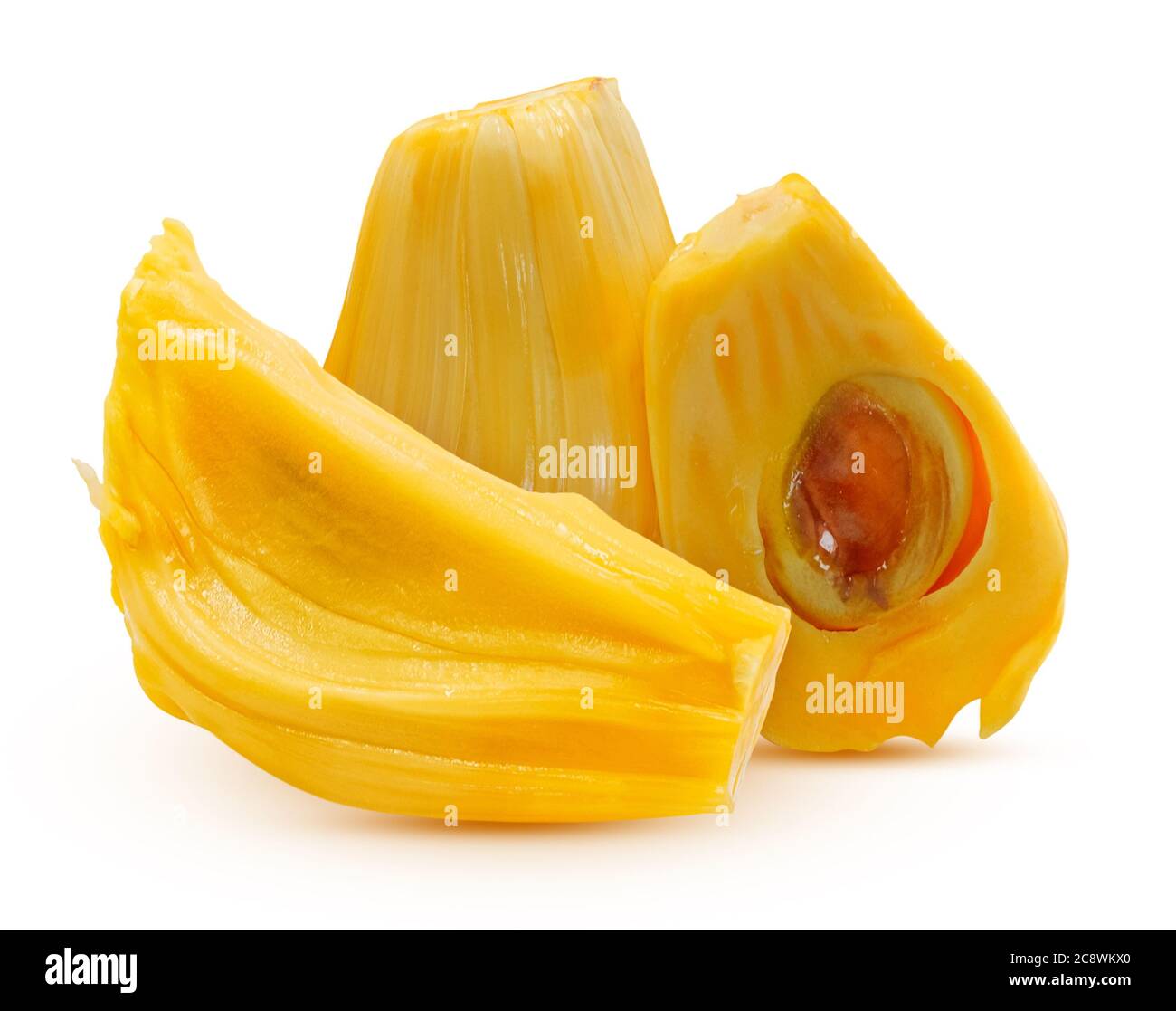 Sweet jackfruit isolated on white background Stock Photo - Alamy