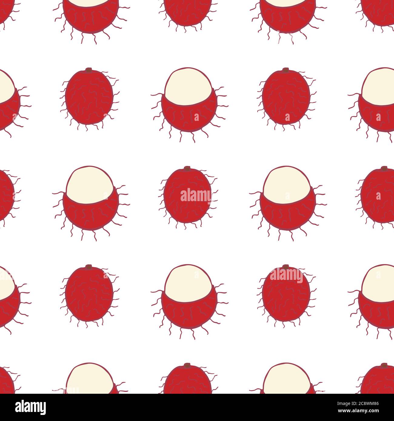 Rambutan drawing hi-res stock photography and images - Alamy