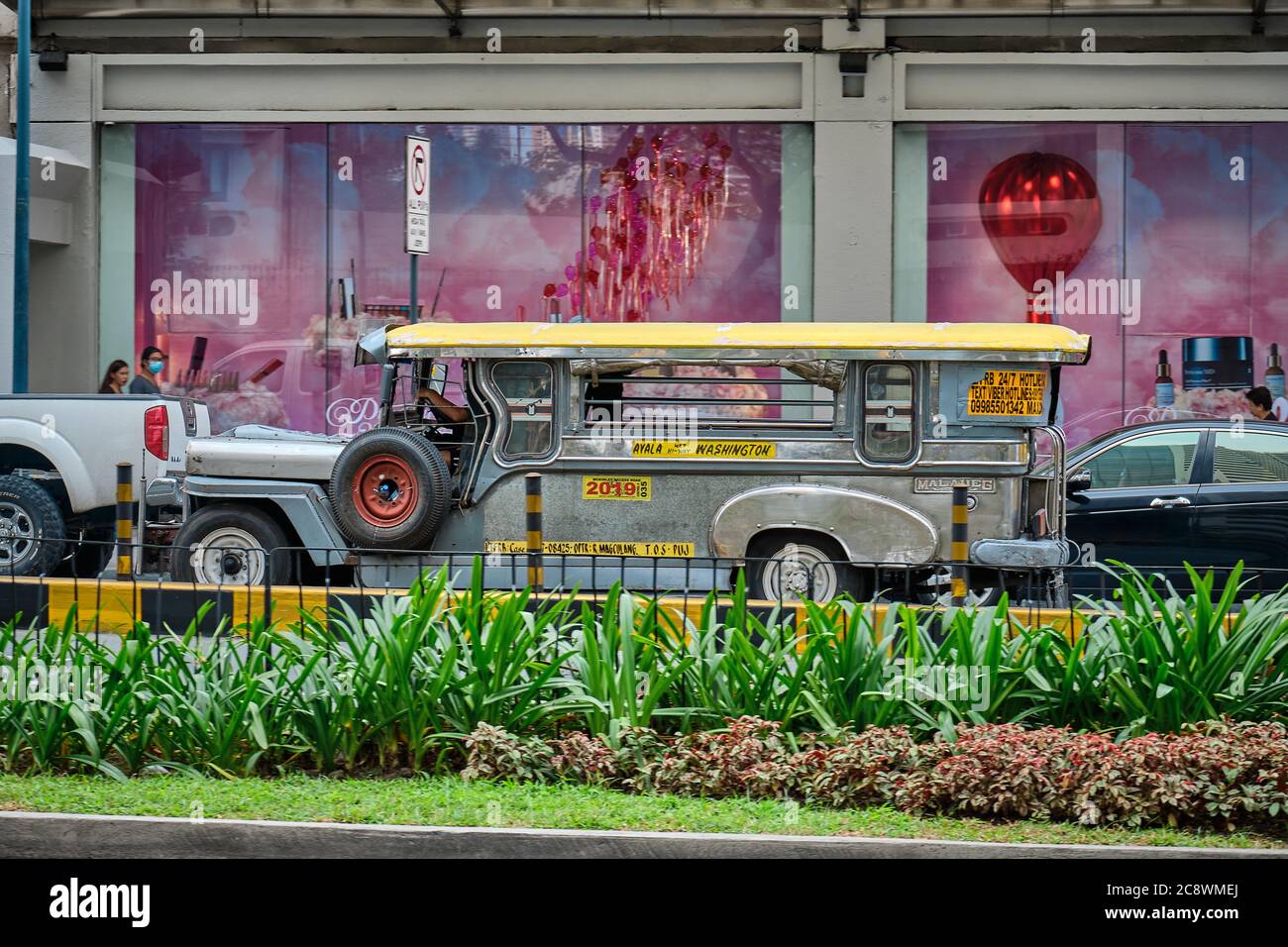 Manila, Philippines - Feb 02, 2020: Jeepneys on the roads of Manila ...