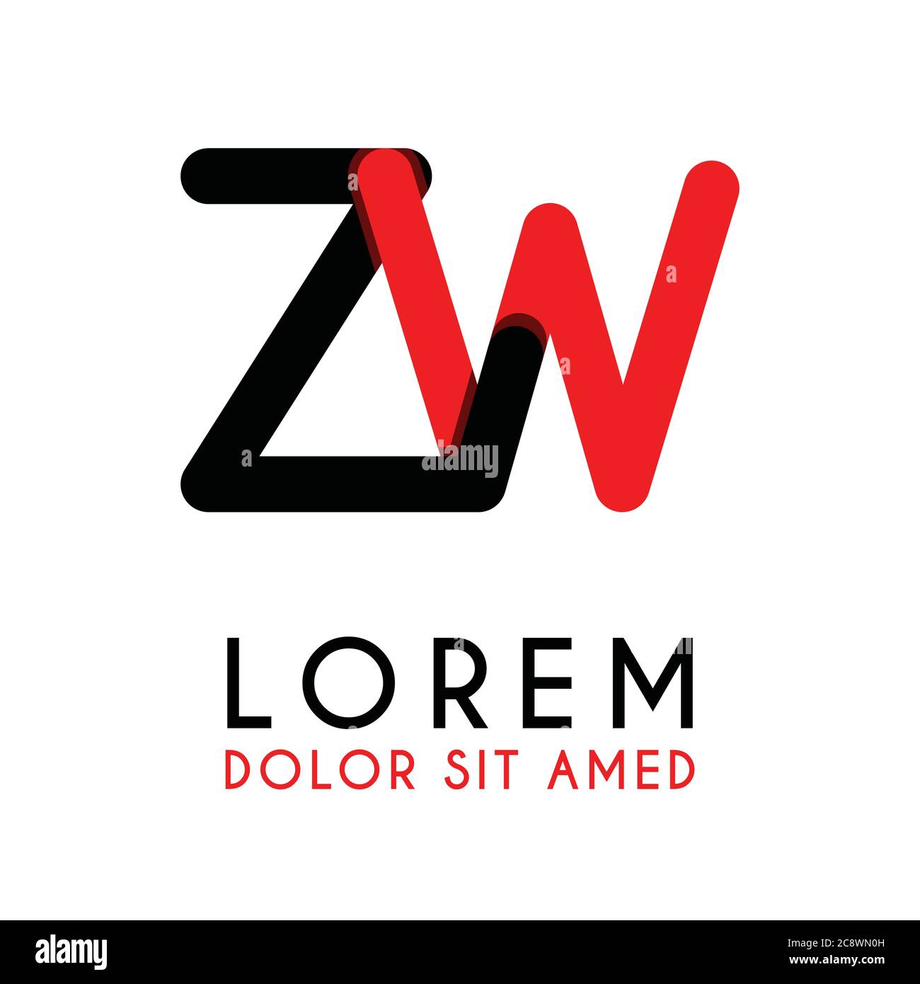 Zw clean logo hi-res stock photography and images - Alamy