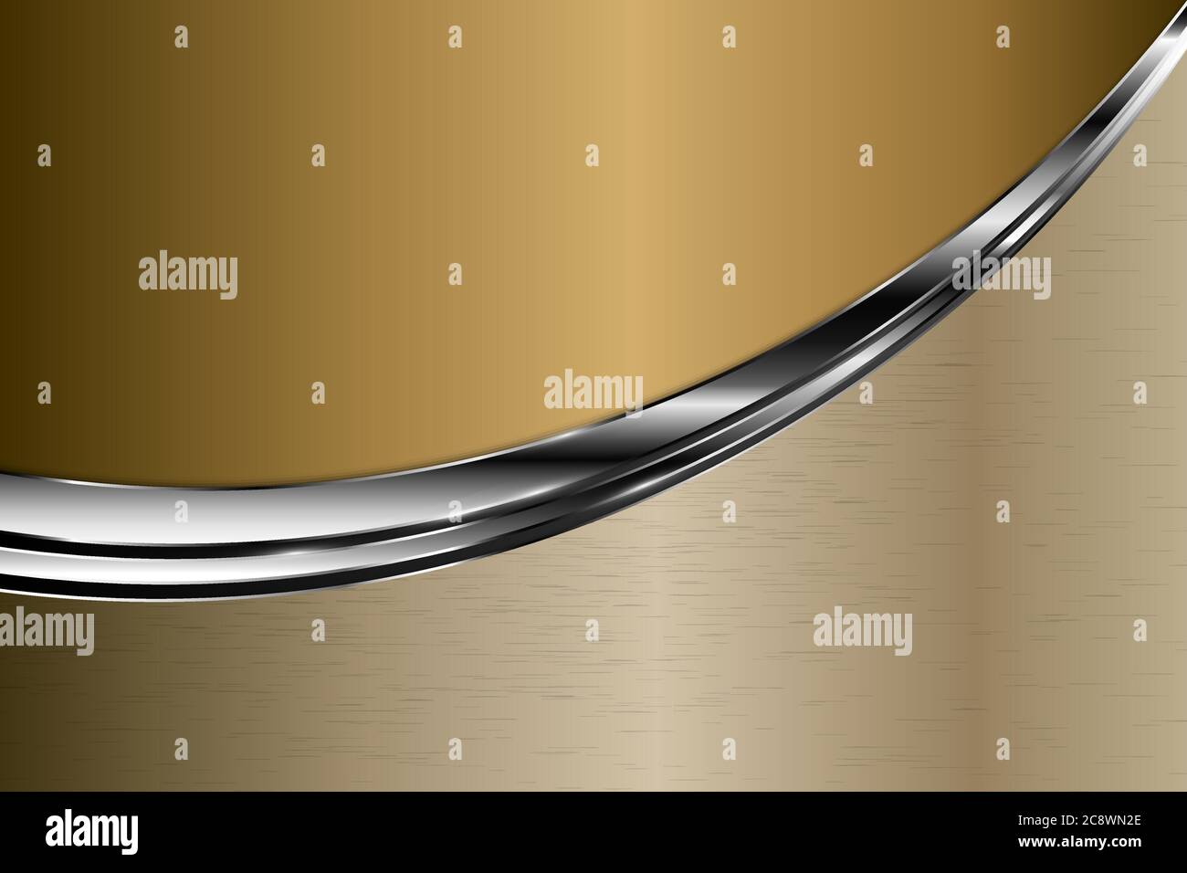 Metallic background.Luxury of gold with silver glossy.Elegant golden ...