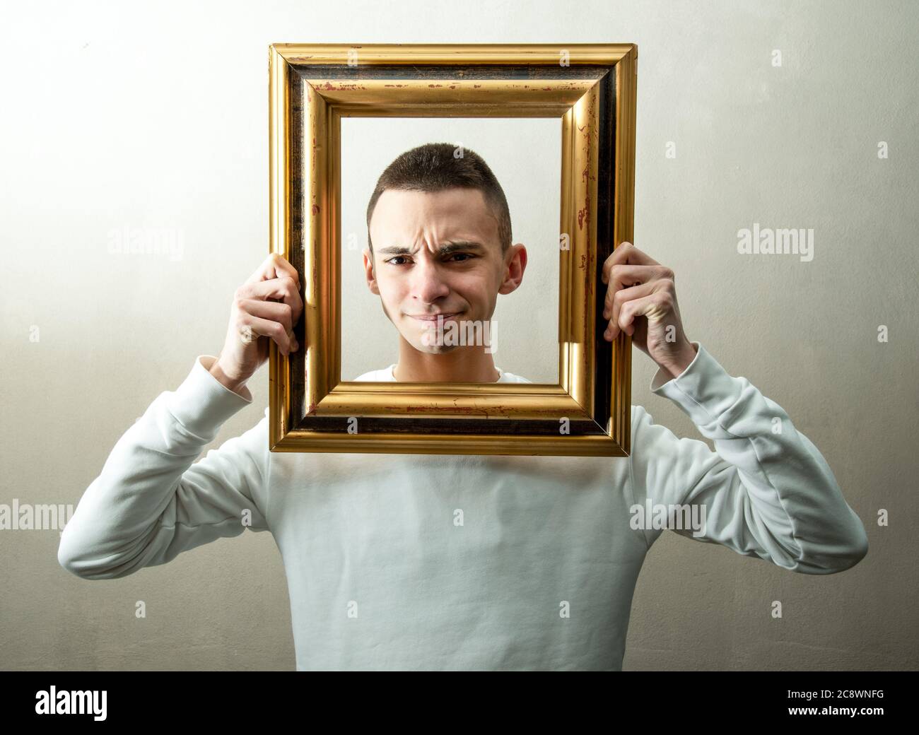 Strange expression hi-res stock photography and images - Alamy