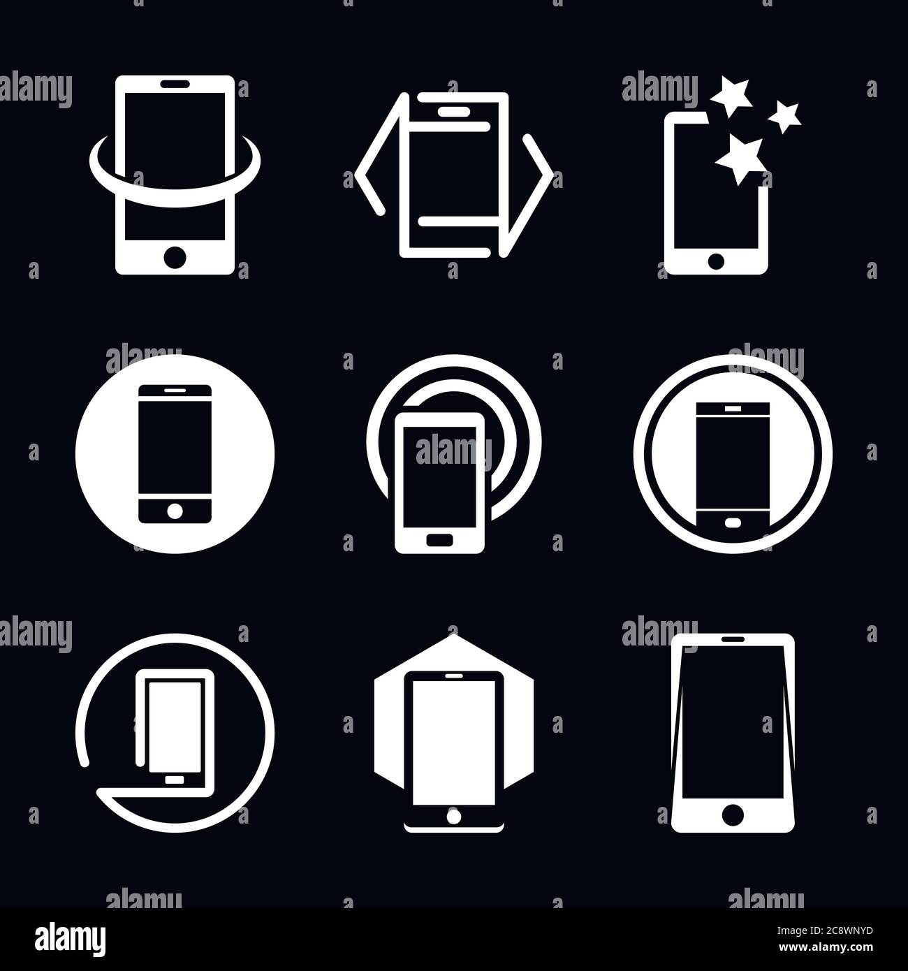 Cell phone icon, smartphone icon, vector illustration Stock Vector ...