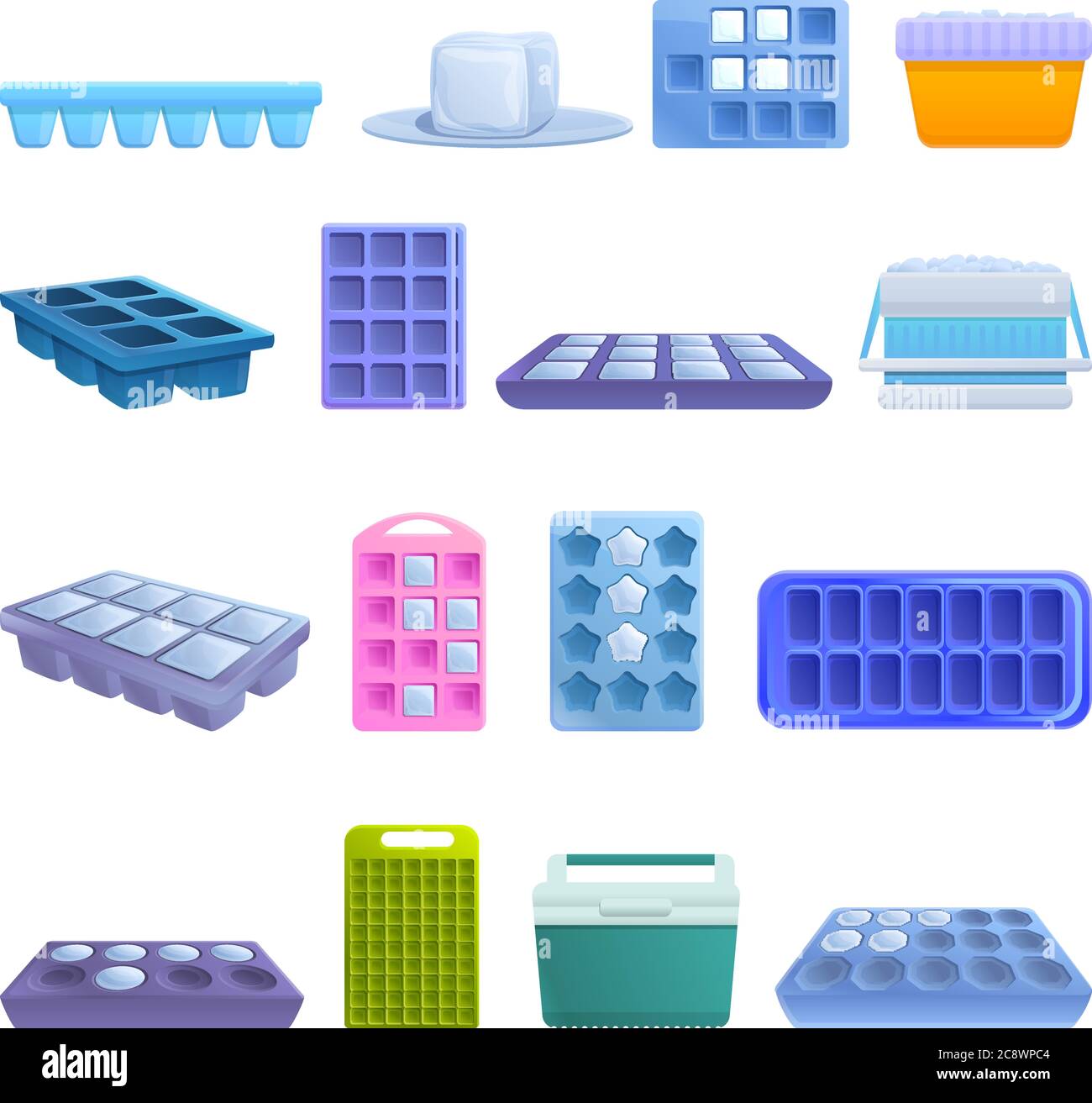 Single use plastic trays Stock Vector Images - Alamy