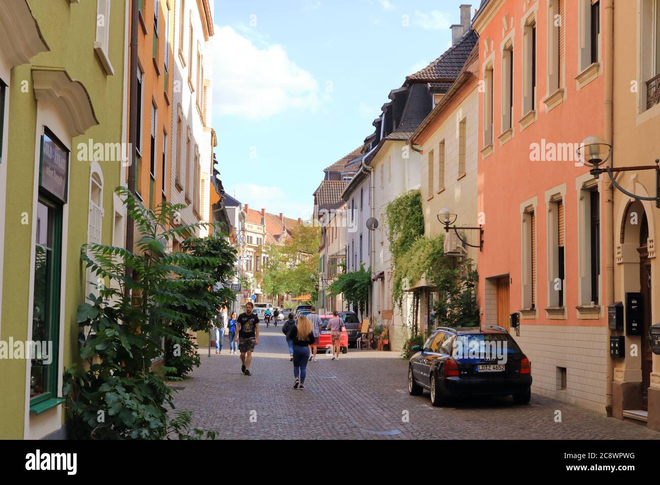 July 06 2020 - Landau in der Pfalz, Germany: View in the City of Landau ...