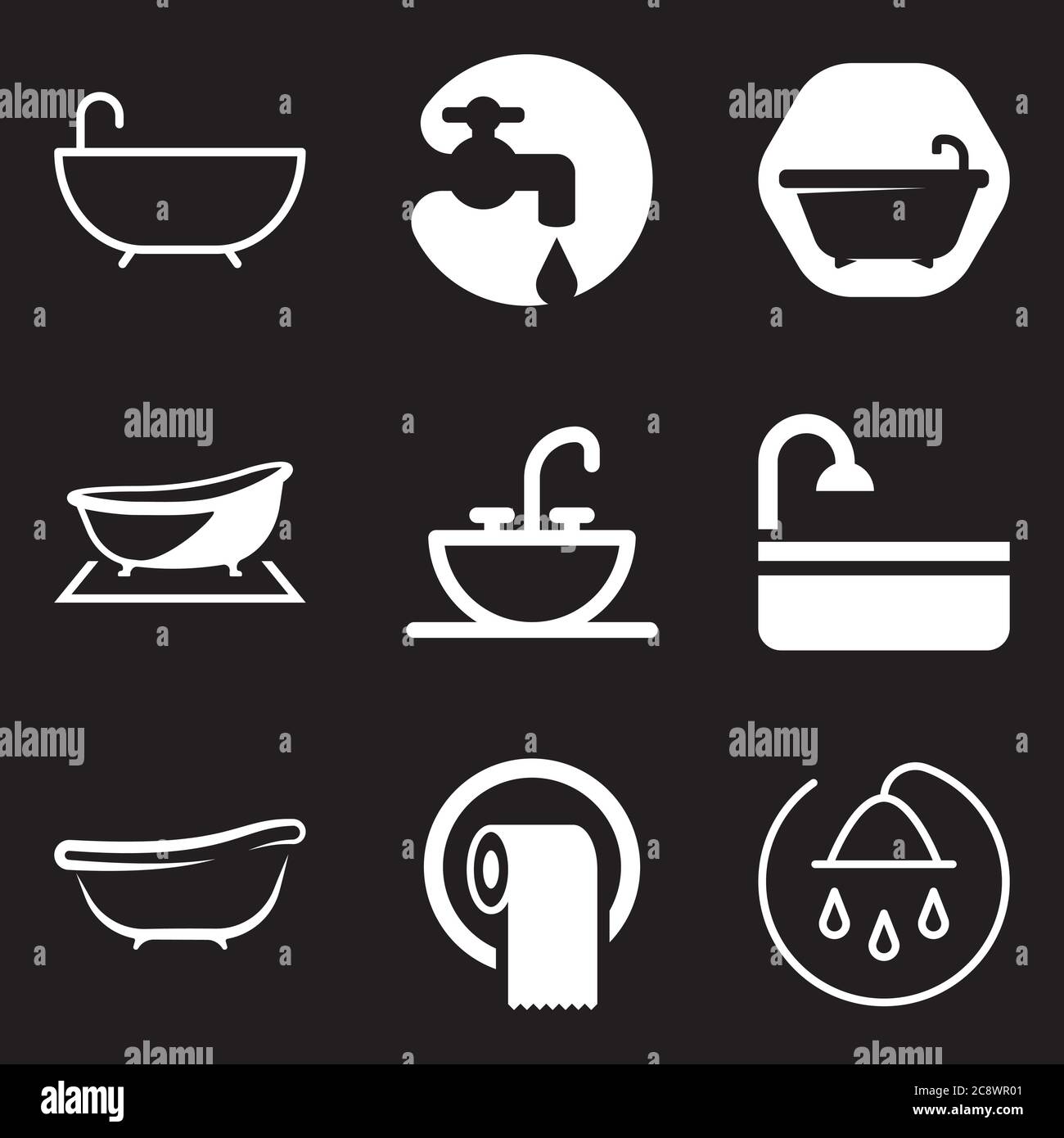 Vector bathroom icon. Premium quality graphic design. Modern signs ...