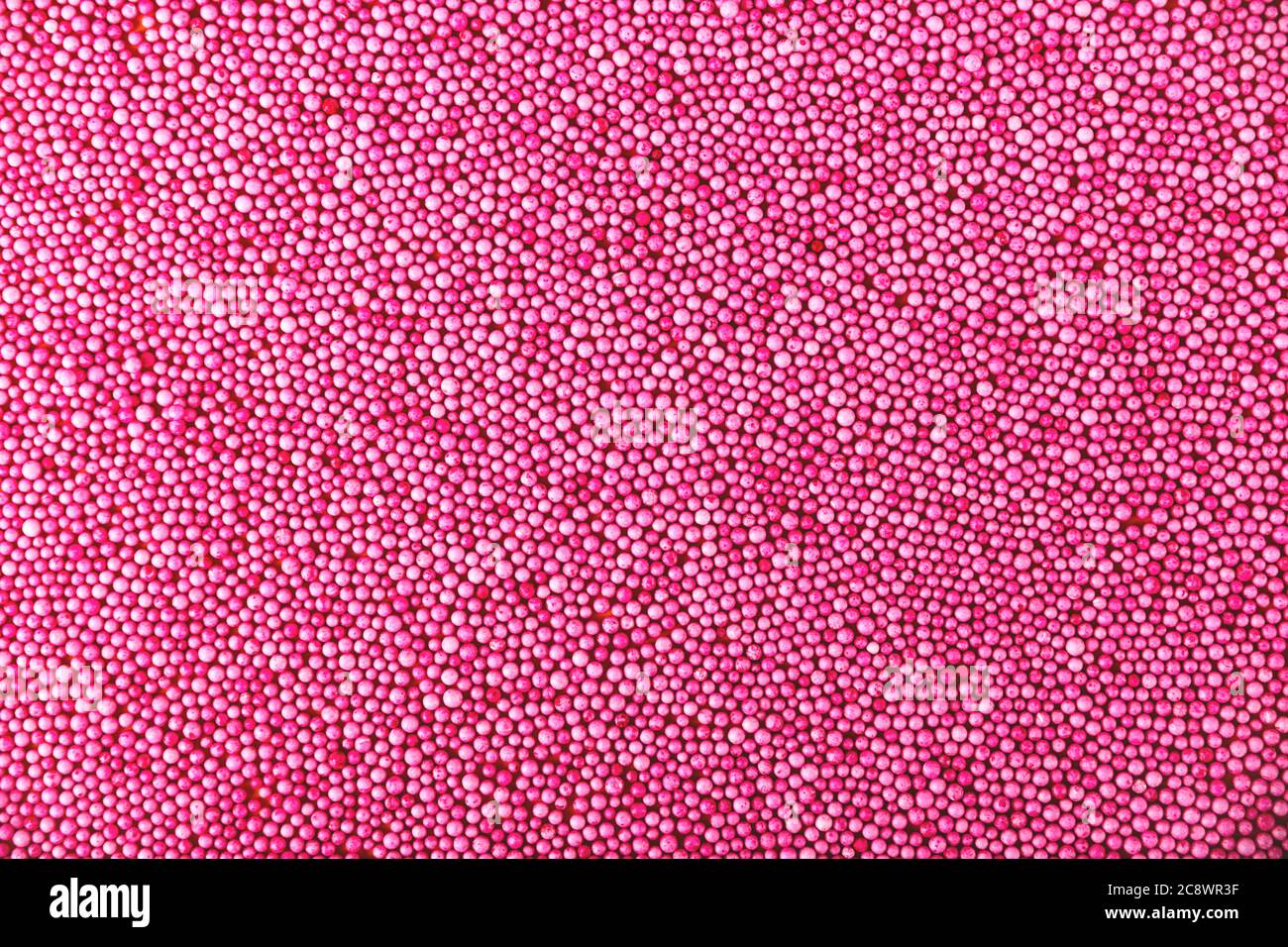 Pink small balls texture and background with copy space Stock Photo - Alamy