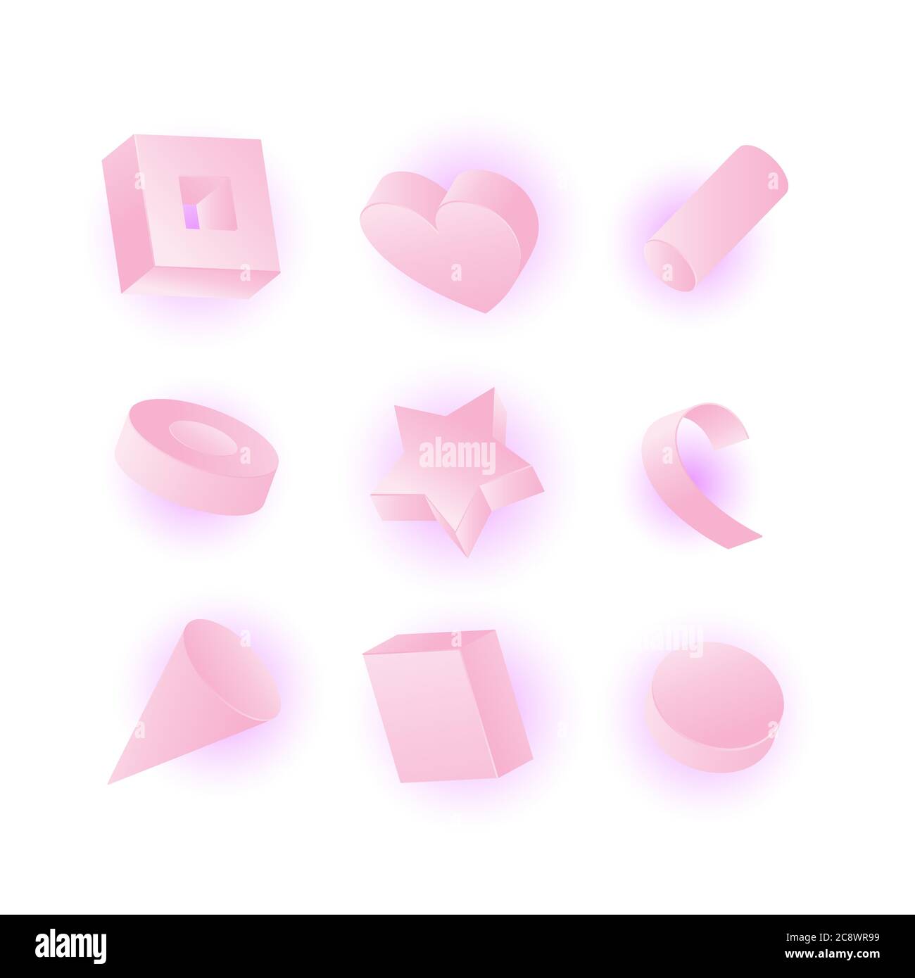 Minimal composition background plastic Stock Vector Images - Alamy