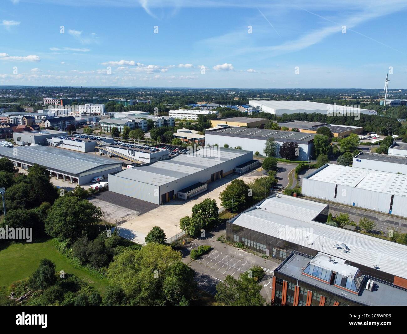 Reading berkshire aerial hi-res stock photography and images - Alamy