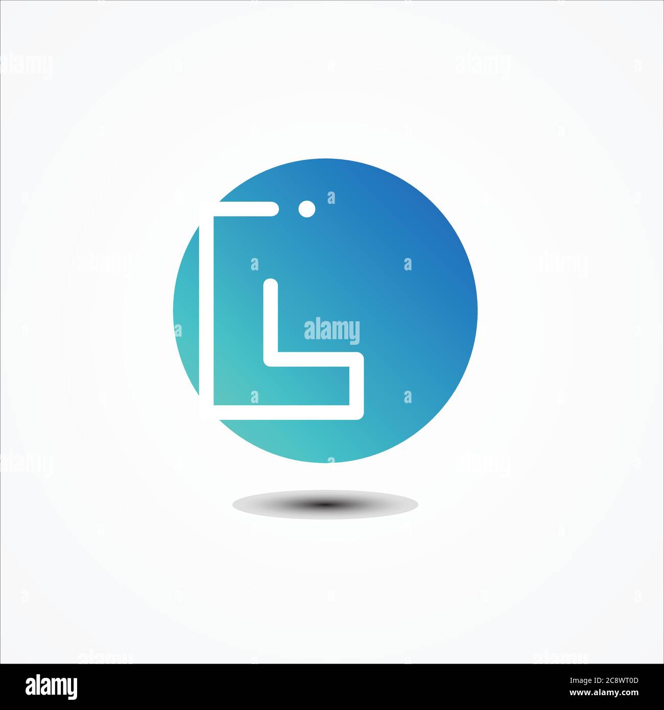 Vector round symbol letter L design minimalist. L letter for your best ...