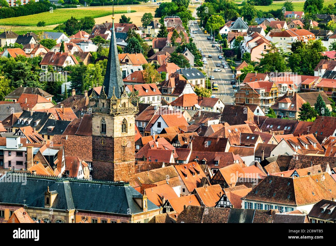 View city obernai in hi-res stock photography and images - Alamy