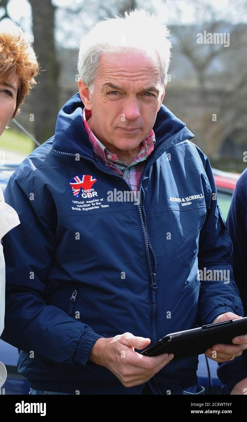 Ian Stark OBE Retired Scottish Equestrian competing in Eventing Stock ...