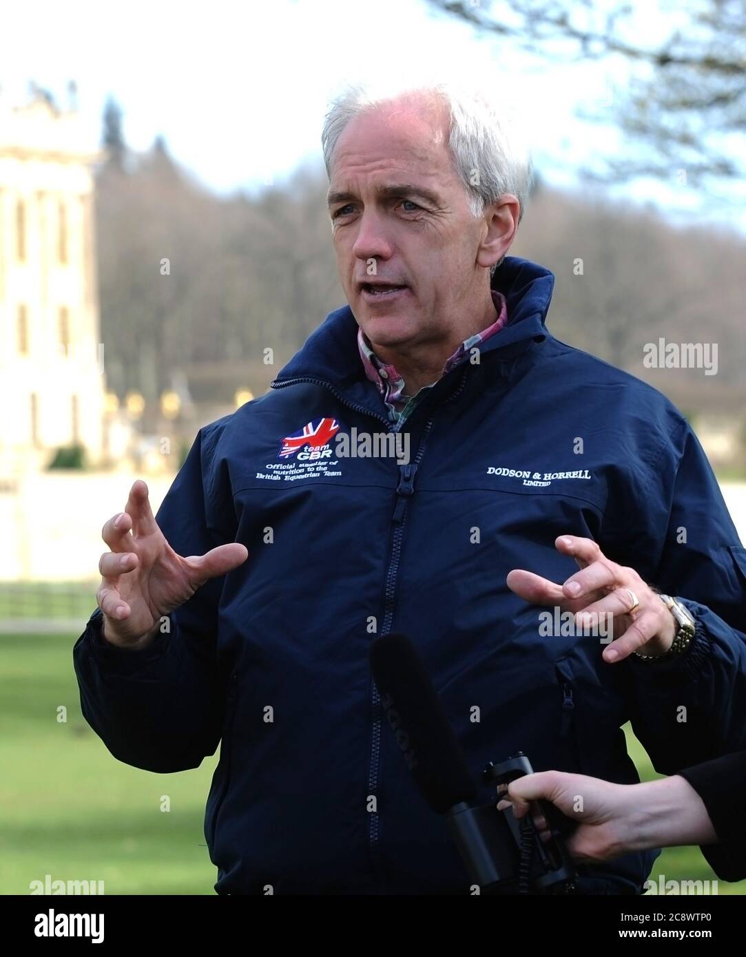 Ian Stark OBE Retired Scottish Equestrian competing in Eventing Stock Photo - Alamy