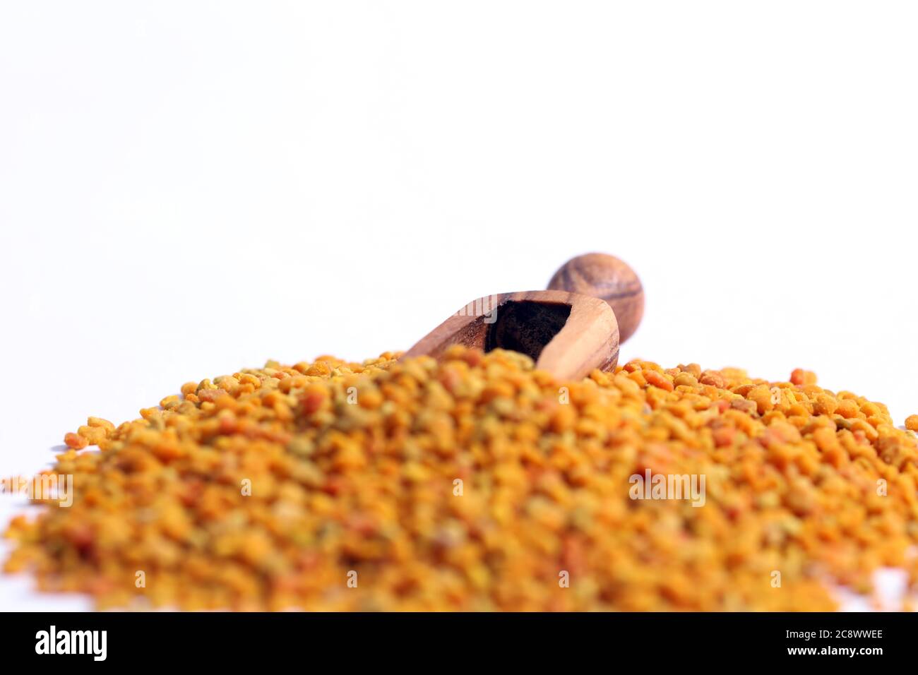Propolis bees bee pollen on white background Stock Photo - Alamy
