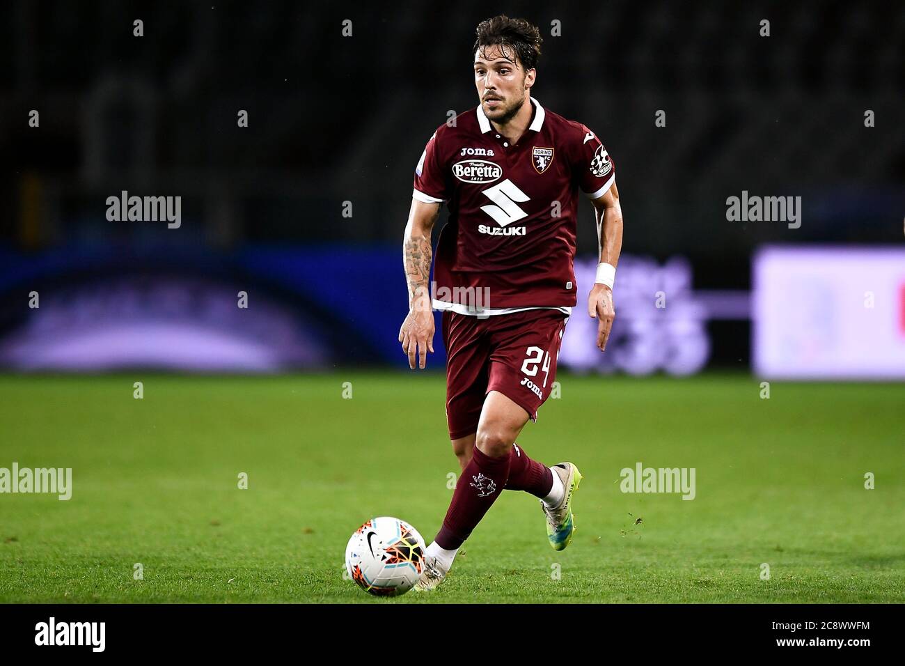 Turin, Italy - 22 July, 2020: Simone Verdi of Torino FC in action ...