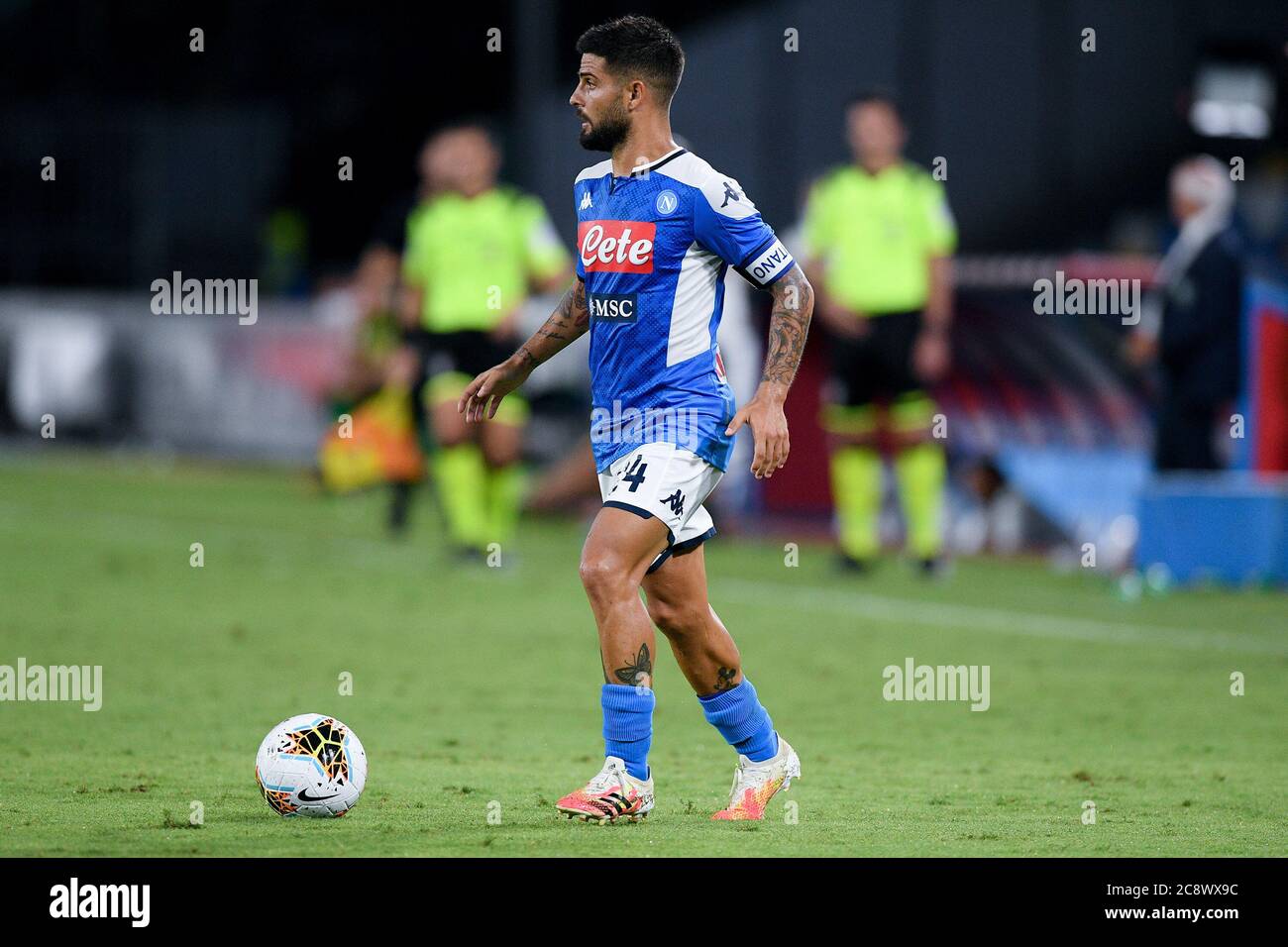 Lorenzo Insigne of SSC Napoli during the Serie A match between Napoli and Sassuolo at Stadio San ...