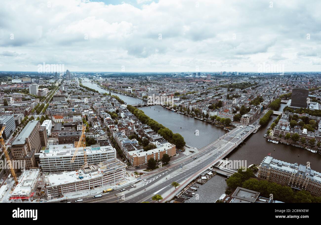 Amsterdam town house roof top hi-res stock photography and images - Alamy