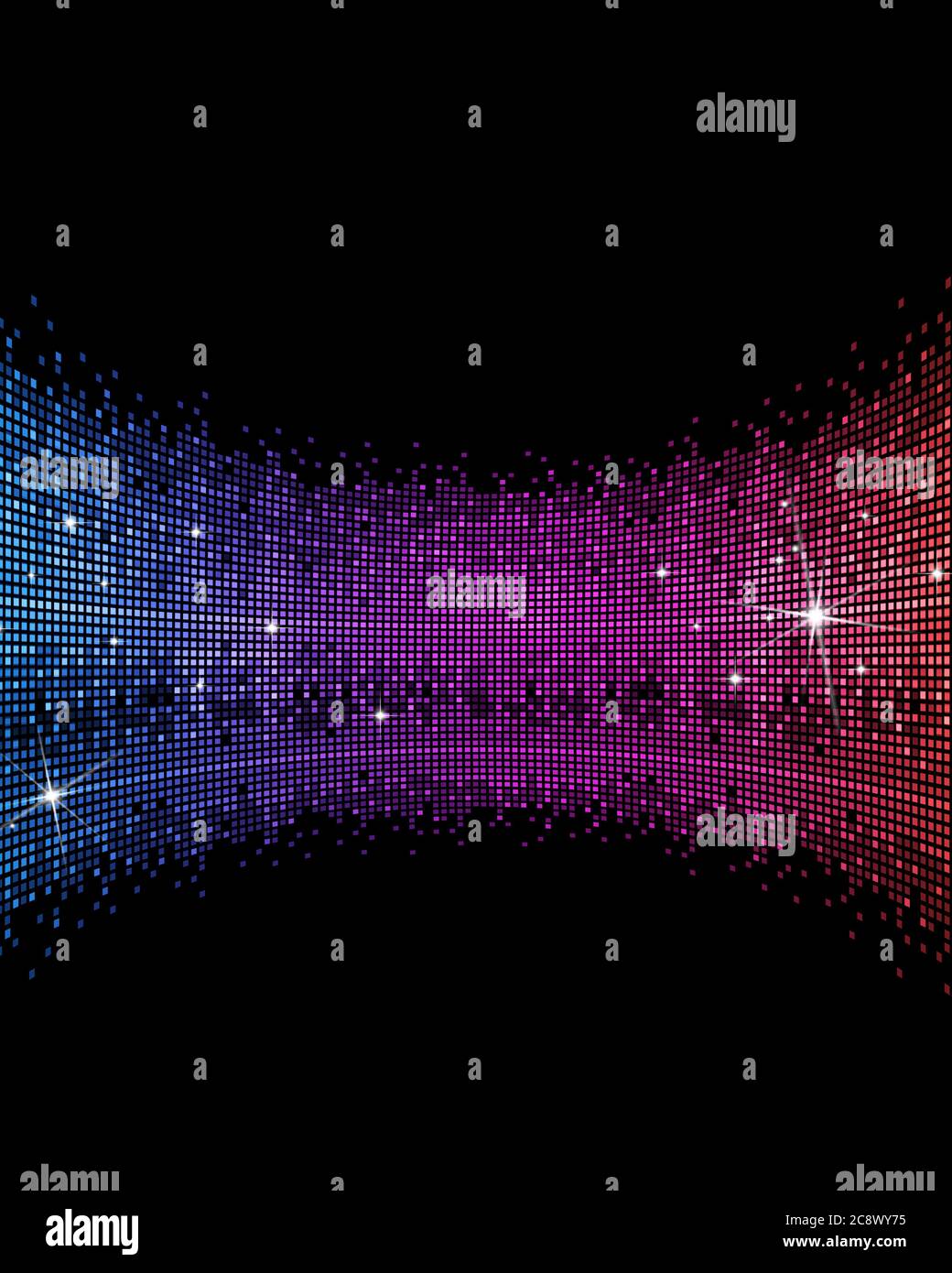 neon color retro synthpop music disco party event background Stock ...