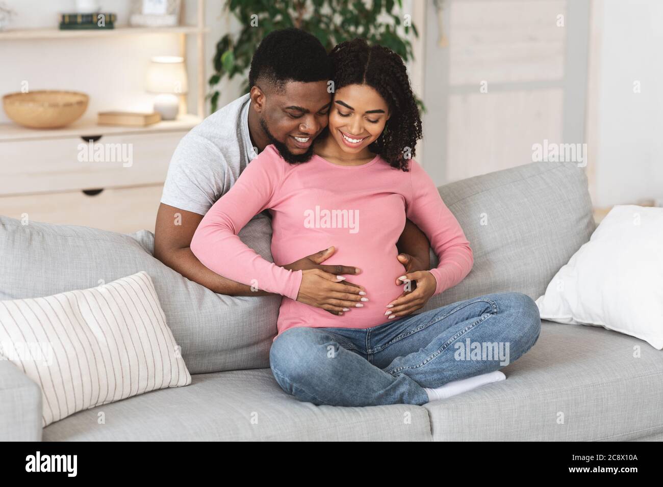 African father cuddling hi-res stock photography and images - Alamy