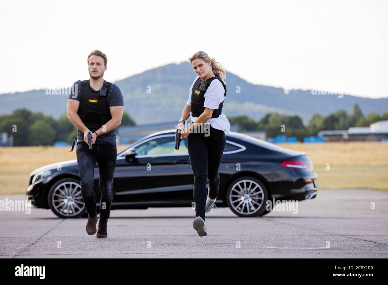 13 July 2020, Rhineland-Palatinate, Mendig: EXCLUSIVE - The actors ...