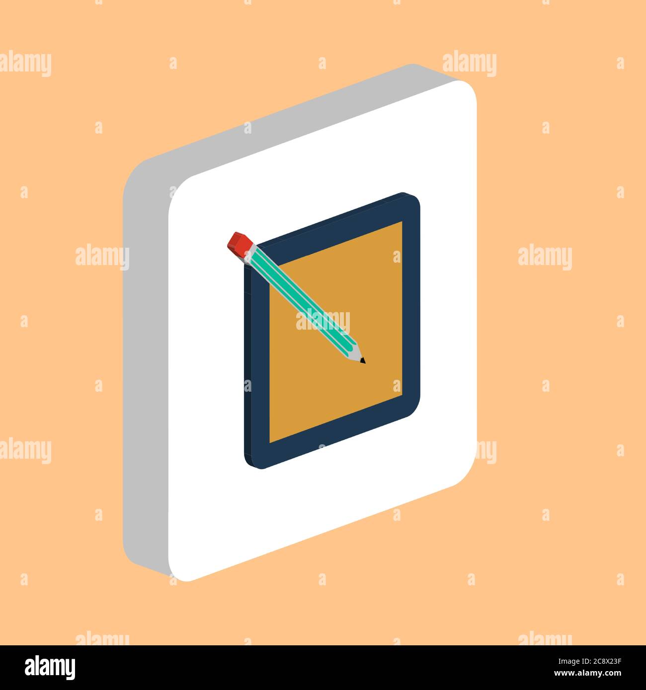 Subscription form Simple vector icon. Illustration symbol design ...