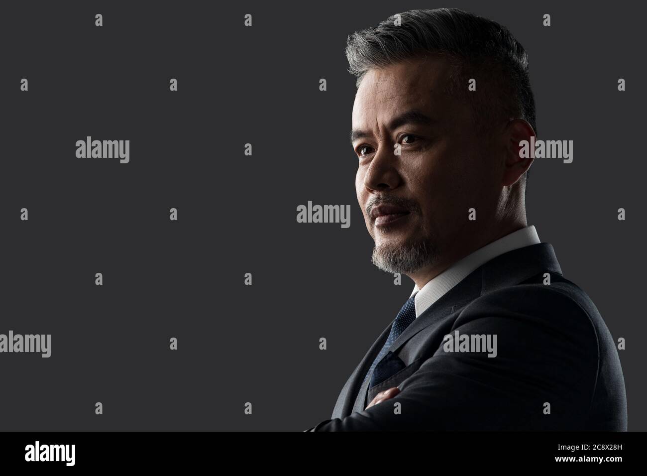 Standing looking away authority serious hi-res stock photography and ...