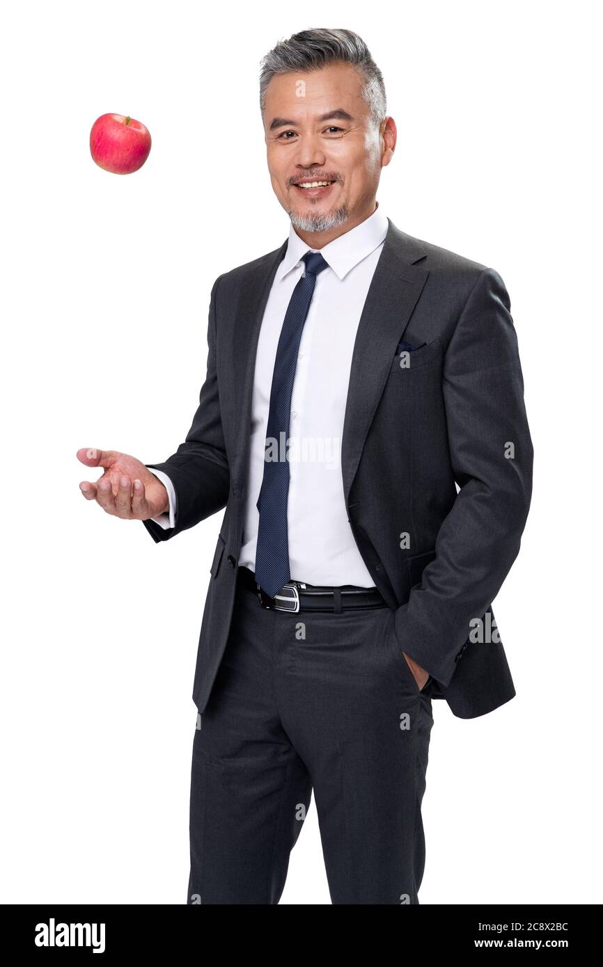 Business in middle aged Cut Out Stock Images & Pictures - Alamy